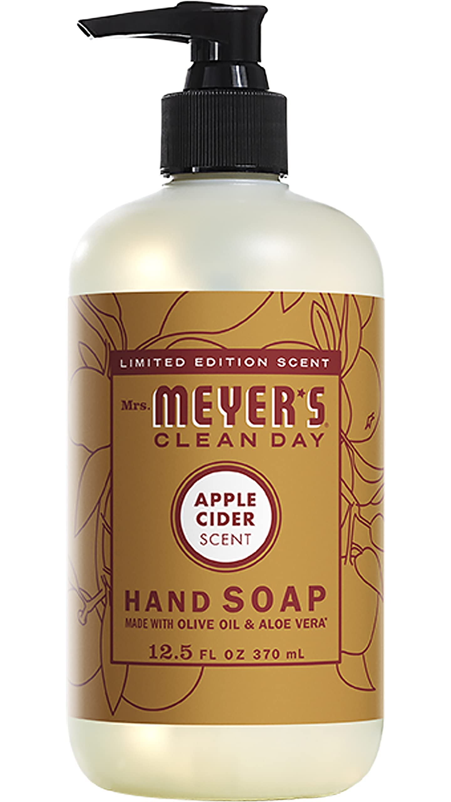 Mrs. Meyer's Apple Cider Kitchen Set, Includes, 1 Hand Soap, 1 Dish Soap, and 1 Multi Surface Cleaner 3 ct.