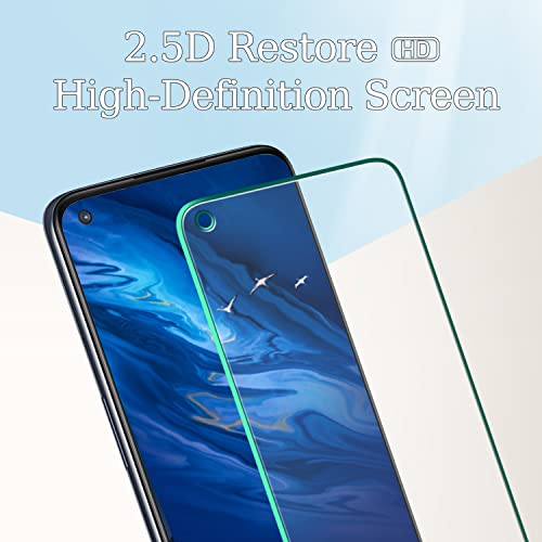 Kesuwe [3 Pack] Screen Protector For OnePlus Nord N10 5G Tempered Glass, HD Clear, 9H Hardness, Anti-Scratch, Bubble-Free, Easy to Install, Case Friendly
