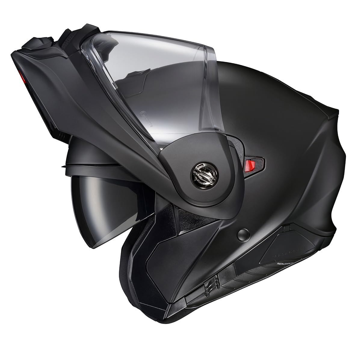 ScorpionEXO AT960 Modular Adventure Street Adult Motorcycle Helmet with Bluetooth Ready Speaker Pockets DOT ECE Approved (Solid Matte Black Medium)