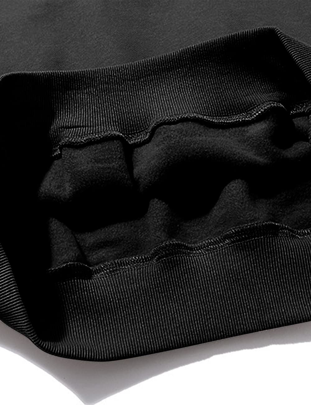 Hatant Mens Hoodie with Side Pockets Heavyweight Plush Fleece Pullover Hoodie for Men Winter Men's Athletic Sweatshirt Cotton Oversized Sweatshirt for Men Gym Workout Tops HS-XL A-black