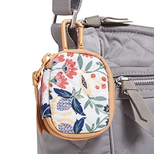Vera Bradley Women's Cotton Bag Charm for Airpods, Enchanted Mandala - Recycled Cotton, One Size
