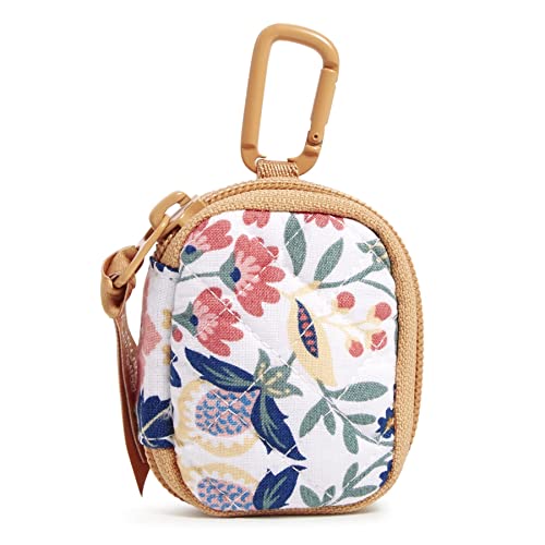 Vera Bradley Women's Cotton Bag Charm for Airpods, Enchanted Mandala - Recycled Cotton, One Size