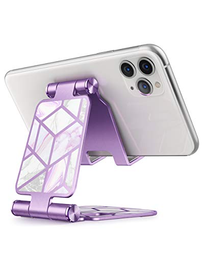 i-Blason Cell Phone Stand, Foldable Adjustable Phone Mount Holder, Compatible with iPhone 14/iPhone 13/iPhone 12/iPhone 11/Galaxy S22/S21/Pixel 6, Android Smartphones, All Smart Phone (Ameth)