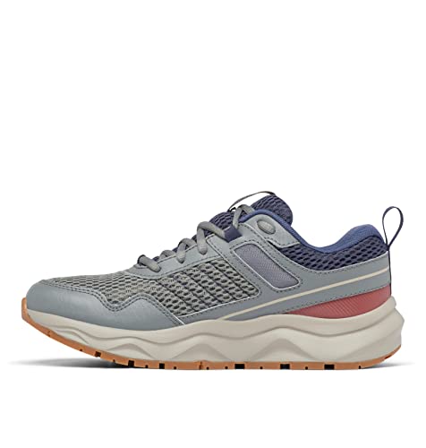 Columbia Womens Plateau Waterproof Hiking Shoe, Green, 9.5 Wide US