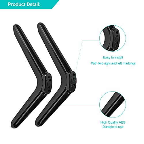 Universal TV Stand for TCL LED Smart Roku TV, TV Base Stands for TCL 40 inch LED TV 40FD2700 Stand with Screws