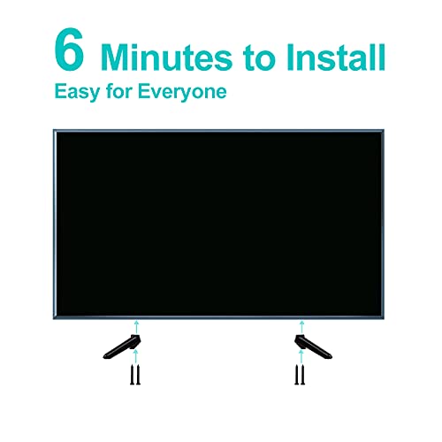 Universal TV Stand for TCL LED Smart Roku TV, TV Base Stands for TCL 40 inch LED TV 40FD2700 Stand with Screws