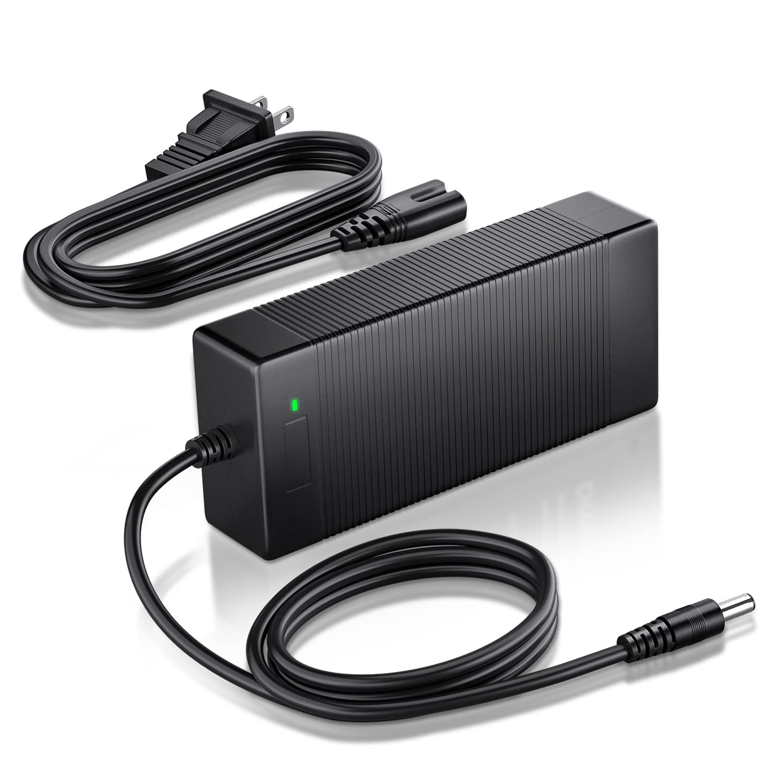 SoulBay 42V Electric Scooter Charger for Hover-1 Gotrax Scooters 36V Lithium Battery Bike E-Bike, AC 100-240V to DC 42V 2A Battery Charger Replacement, 1 Prong 5.5mm Round Tip