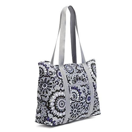 Vera Bradley Women's Ripstop Packable Tote, Tranquil Medallion, One Size