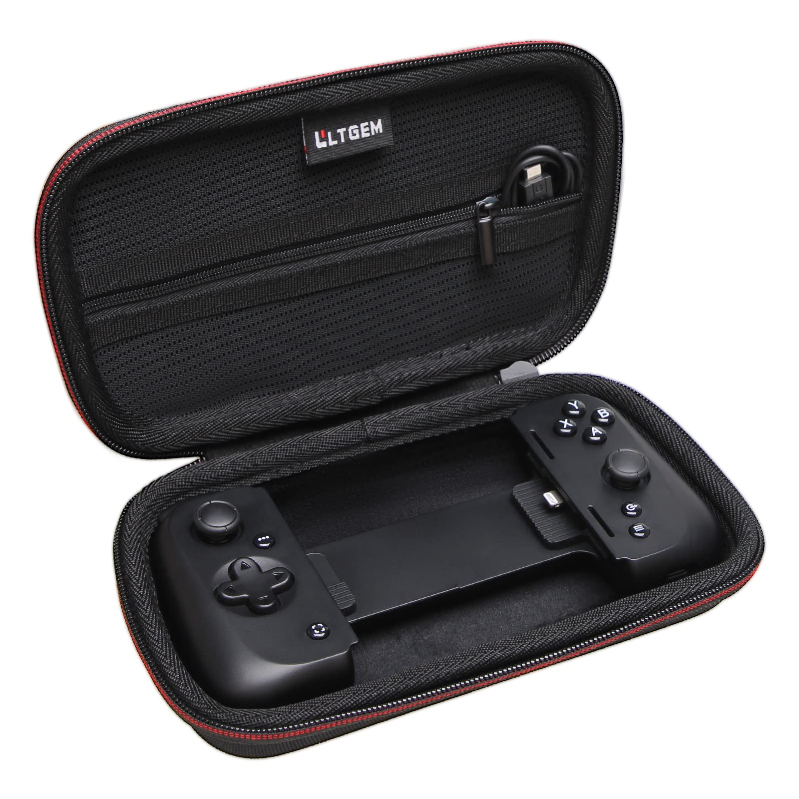 LTGEM EVA Hard Case Compatible with Razer Kishi V2 Mobile Gaming Controller / Kishi V2 Pro Mobile Gaming Controller (Black)