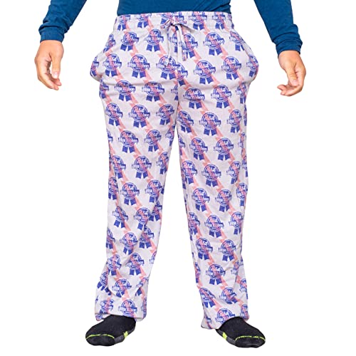 Mad Engine Pabst Blue Ribbon Beer - Distressed Logo Lounge Pants