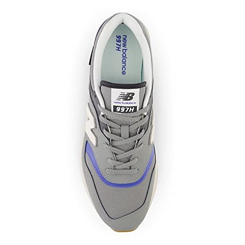 New Balance Men's 997H V1 Sneaker, Harbor Grey/Marine Blue, 8.5