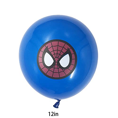 20PCS spider balloon, classic superhero spider design, suitable for boys and girls birthday party decoration, spider theme party supplies.