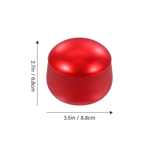 Sewroro 12pcs Candle Jar Candle Making Container Iron Candle Tins Belly Candle Tins Metal Candle Container DIY Scented Candle Tins Small Tin Cans Cream Jar Candle Making Jars Tin Jar