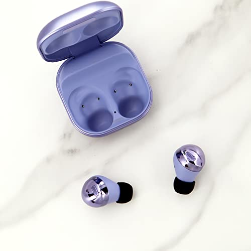 6 Pairs Replacement Galaxy Buds Pro Eartips Earbuds, S/M/L 3 Size Silicone Rubber Flexible Ear Tips Buds Wing Tips Fit in Case Compatible with Samsung Galaxy Buds Pro - Phantom Black