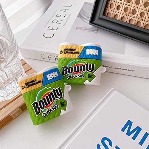 Cute Air pod PRO Case, XUYIQIANG, Bounty 3D Cartoon Funny Sour Patch Protection Case Covering The Skin, with Keychain for Air pod PRO (Bounty)