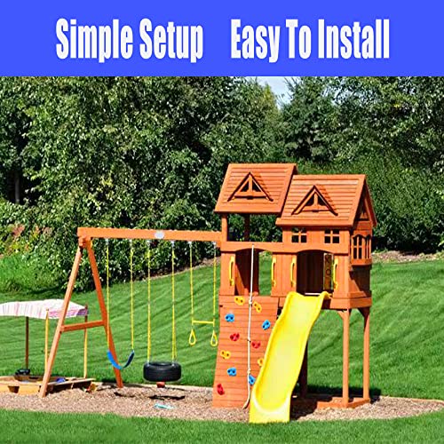 HAPPY MOTTE 25 Rock Climbing Holds for Kids Climber with Hardware, Rock Wall Holds Climbing Rock Wall Grips for Indoor and Outdoor Playground Play Set