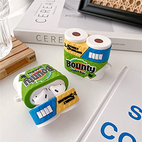 Cute Air pod PRO Case, XUYIQIANG, Bounty 3D Cartoon Funny Sour Patch Protection Case Covering The Skin, with Keychain for Air pod PRO (Bounty)