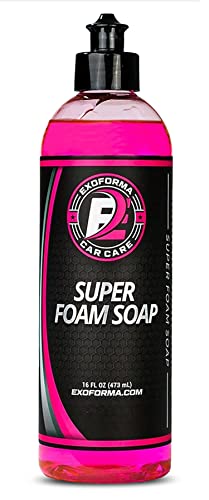 ExoForma Super Foam Soap - High Suds Car Wash, pH Neutral Formulation works great With Foam Cannons, Leaves Behind A Streak Free, No Spot Finish