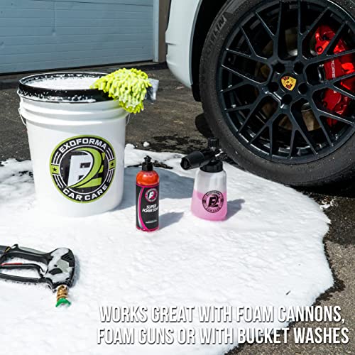 ExoForma Super Foam Soap - High Suds Car Wash, pH Neutral Formulation works great With Foam Cannons, Leaves Behind A Streak Free, No Spot Finish
