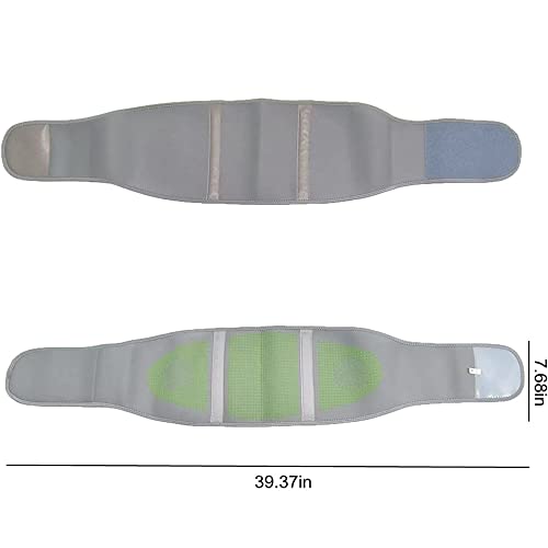 Self-Heating Wormwood Waist Belt, Magnetic Nursing Lumbar Support Waist Heating, 45° Lasting Self Heating Breathable Support Belt, Portable Menstrual Heating Pad, for Abdominal Pain Relief. (S)