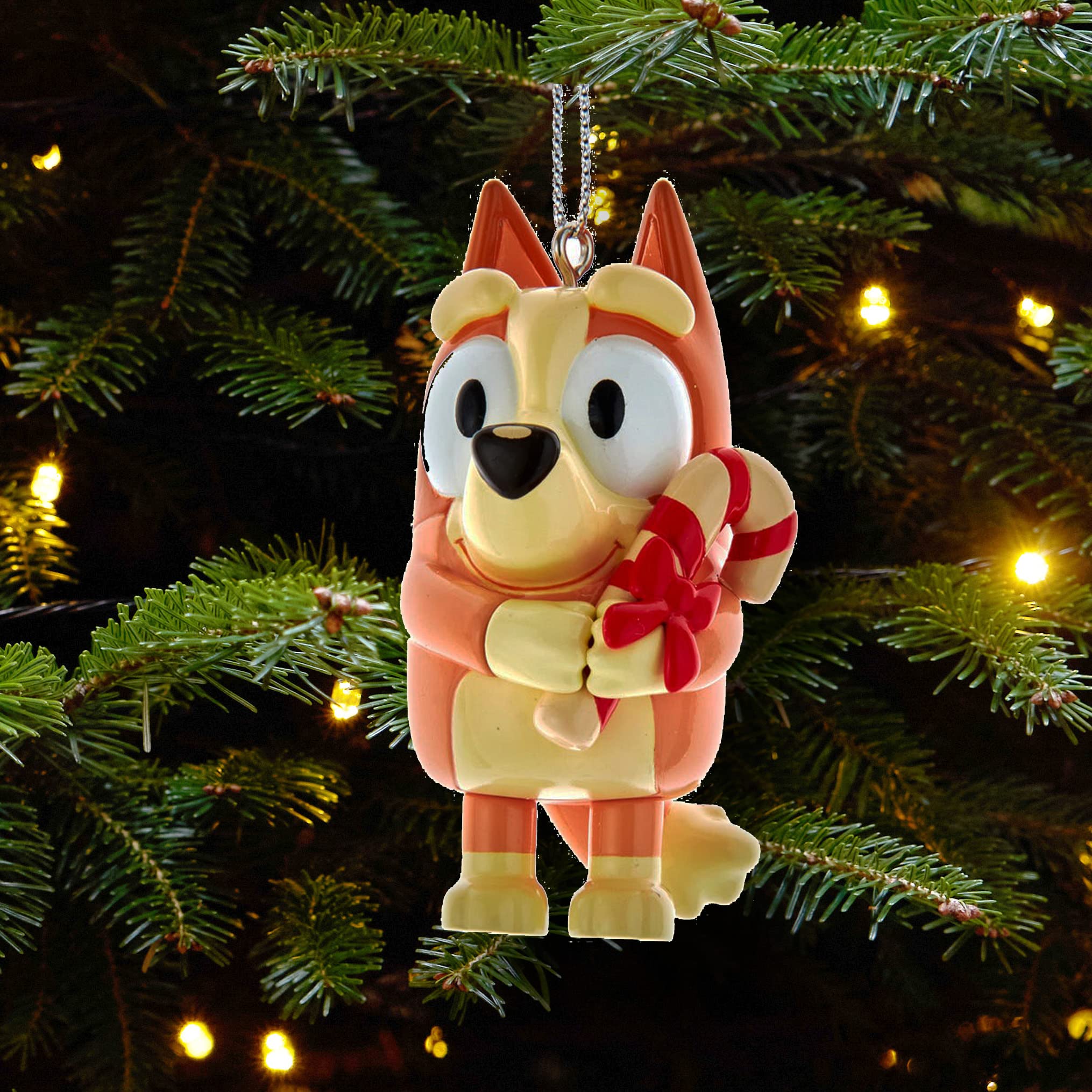 Bluey and Bingo Ornaments - Christmas Tree Decoration - Officially Licensed - 2 Assorted