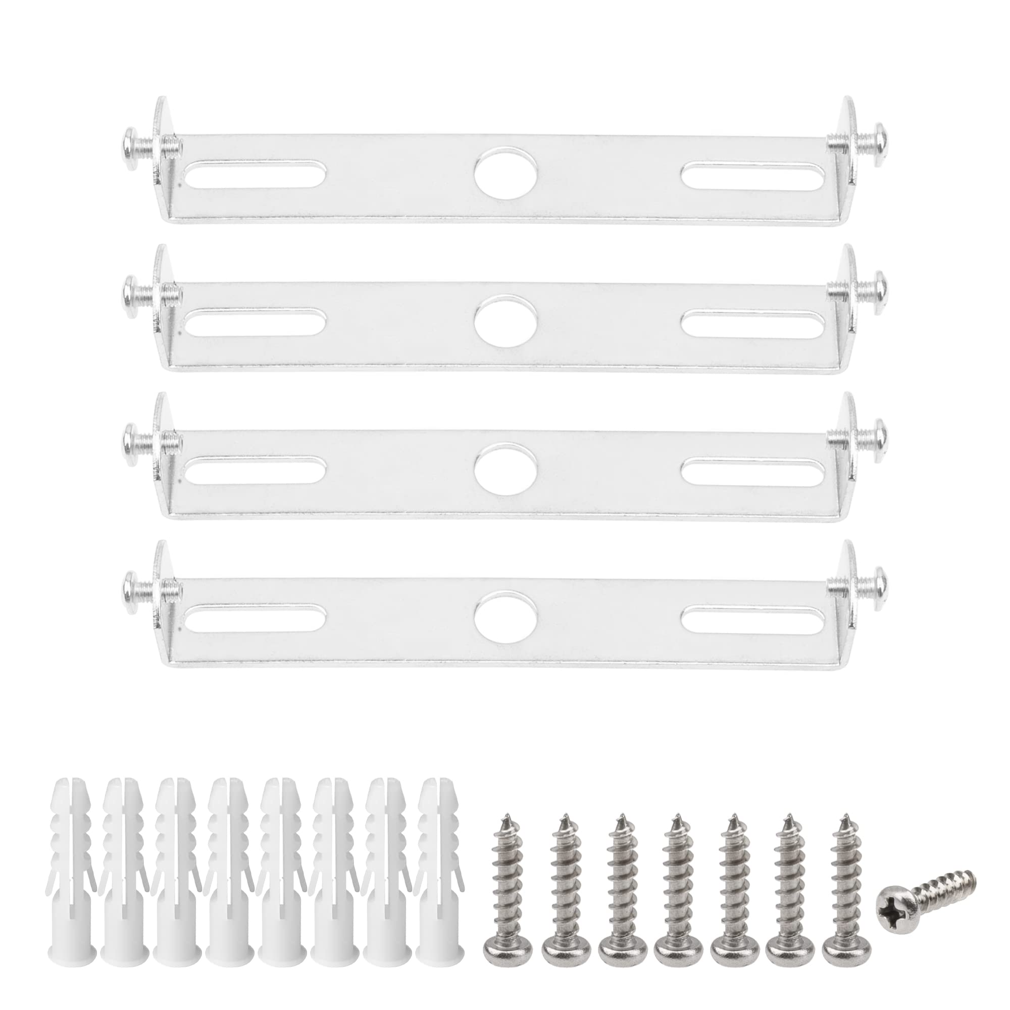 Rrina 4Pcs 4.53in/115mm Light Fixture Mounting Bracket for Pendant Lamps Wall Lamps Ceiling Chandelier(4.53in/115mm)