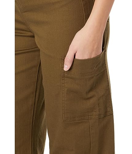 Levi Strauss Signature Gold Women's Heritage High Rise Loose Utility Jean (Standard and Plus), Dark Moss, 16