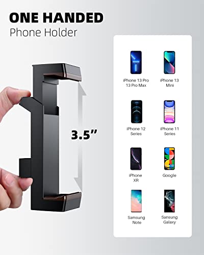 ANGFLY 67" Phone Tripod & Selfie Stick, Extendable Cell iPhone Tripod Stand with Remote and Phone Holder, Tripod for iPhone Compatible with iPhone 14 Pro Max 13 12/Android/Camera