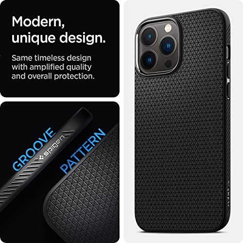 Spigen Liquid Air Armor Designed for iPhone 13 Pro Max Case (2021) - Matte Black