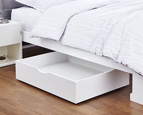 DormCo The Storage MAX - White Underbed Organizer With Wheels