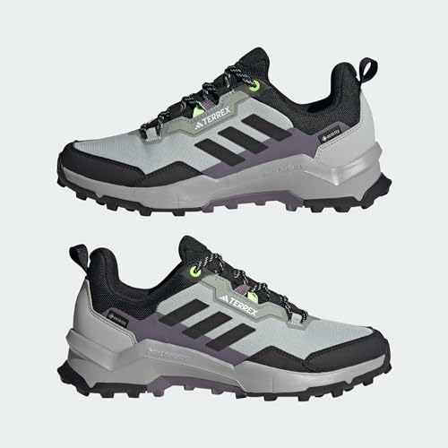 adidas Women's Terrex AX4 Gore-Tex Sneaker, Wonder Silver/Core Black/Grey, 9