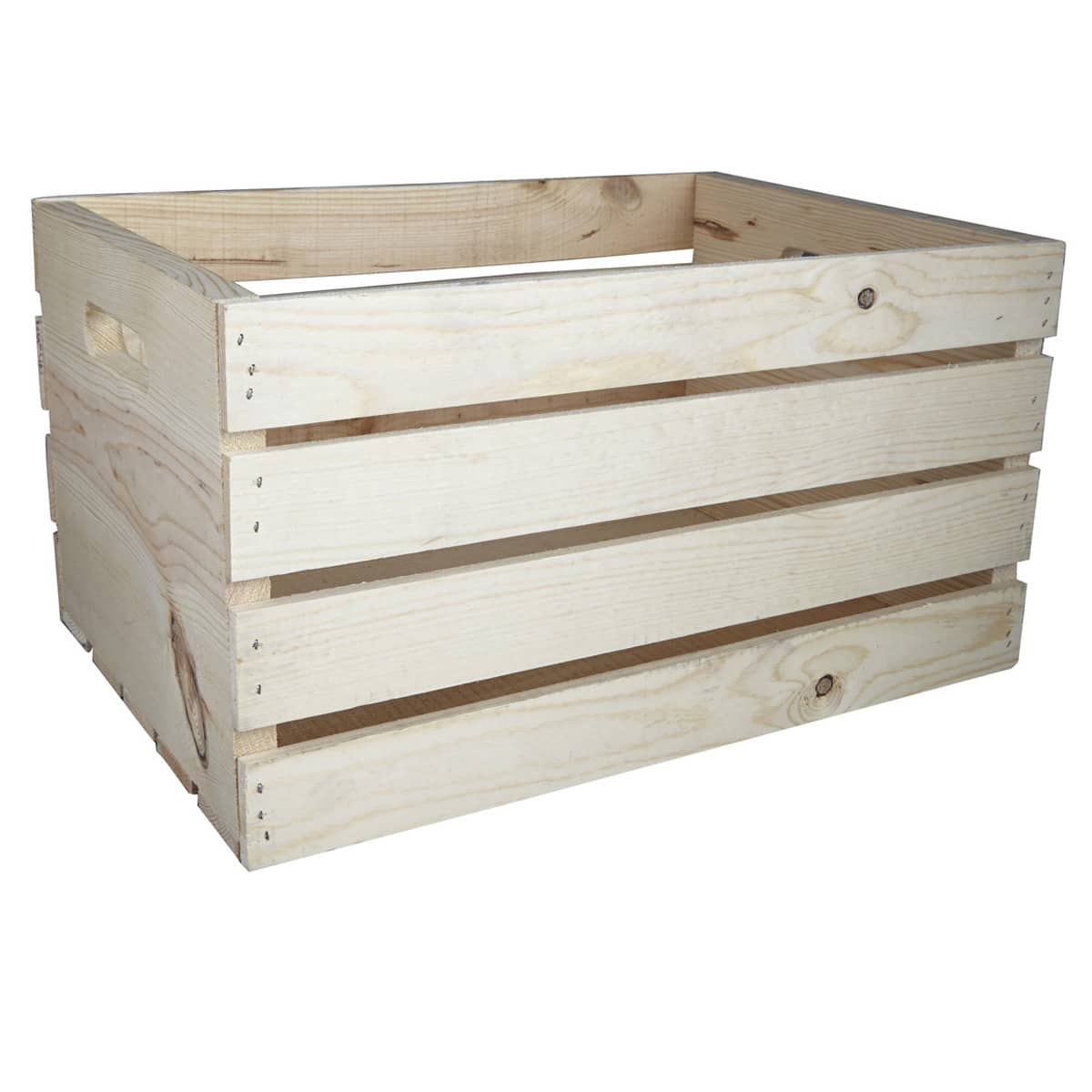 Large Wooden Crates by Make Market - Unfinished Wood Crate for Storage, Decorative Display, Arts & Crafts, Made of 100% Wood - Bulk 12 Pack