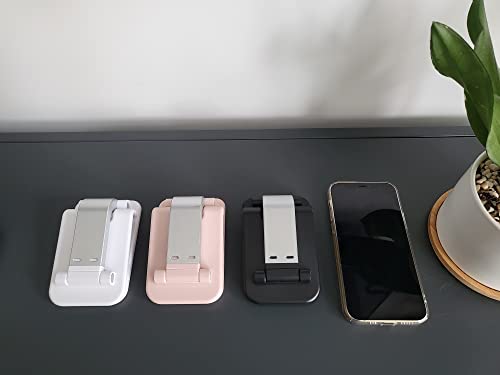 Cell Phone Stand for Desk, Adjustable Height Mobile Phone Holder for Home & Office, Compatible with iPhone 13 12 11 Pro XS Max XR 8 7 6S Plus, Samsung S22+ Note10, Tablets,Smartphones(4-10")