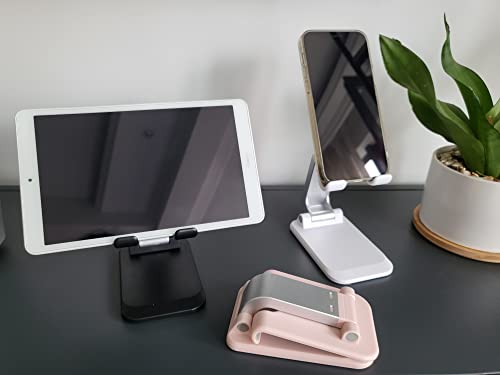 Cell Phone Stand for Desk, Adjustable Height Mobile Phone Holder for Home & Office, Compatible with iPhone 13 12 11 Pro XS Max XR 8 7 6S Plus, Samsung S22+ Note10, Tablets,Smartphones(4-10")