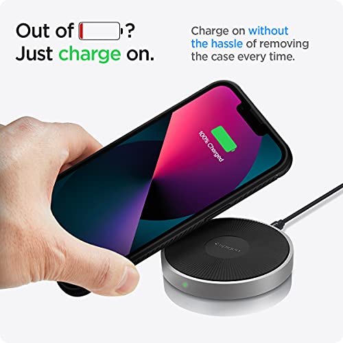 Spigen Rugged Armor Designed for iPhone 13 Case (2021) - Matte Black