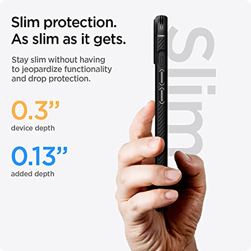 Spigen Rugged Armor Designed for iPhone 13 Case (2021) - Matte Black