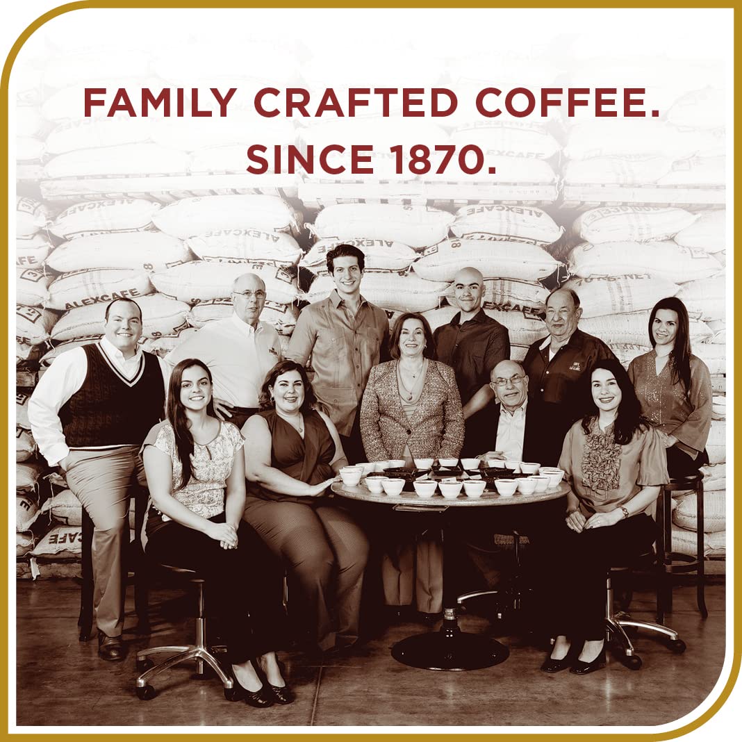 Don Francisco's Premium Vanilla Nut Medium Roast Ground Coffee - 100% Arabica Beans, Perfect for Drip, Pour Over, and French Press - Carefully Sourced, Family-Crafted Since 1870 (20 oz Bag)