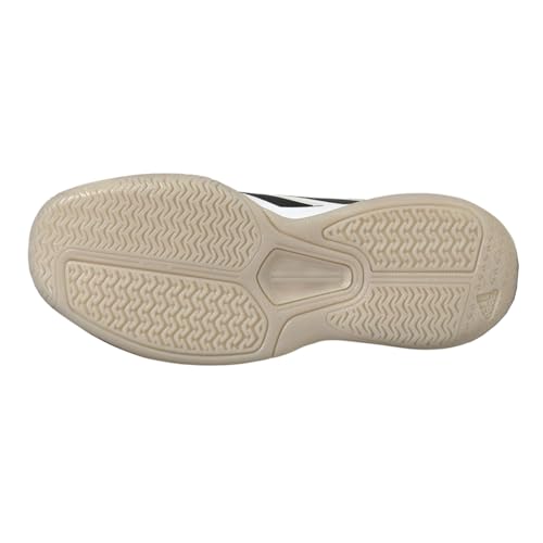 adidas Women's AvaFlash Sneaker, White/Core Black/Lucid Lemon, 7.5