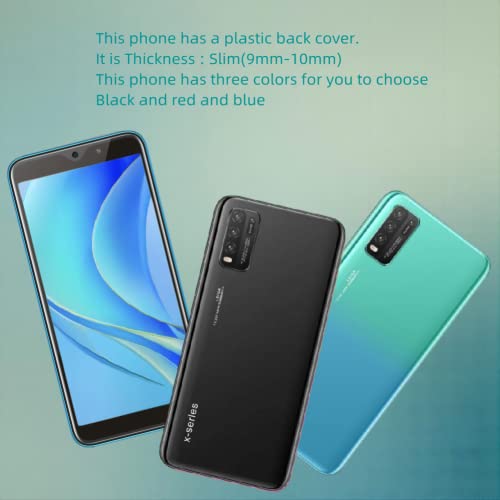 zsddzzy Smartphone,N25 Unlocked Cell Phone,Dual SIM Card,5.72-inch Screen,1GB RAM ,8GB ROM,Front and Rear Cameras,Supports The SIM Card 3GWCDMA:850/2100MHZ(Black