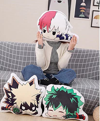 My Hero Animation Plush Throw Pillows Bakugou Plushie Throw Anime Cartoon Bed Sofa Decorative Pillows Fans Gift Cosplay 35cm/13.7 Inch -A