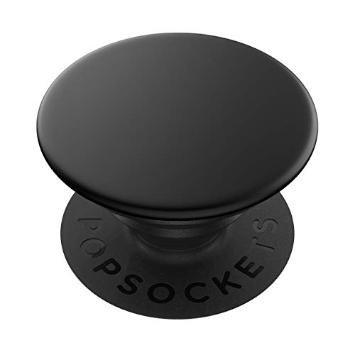 PopSockets: Phone Grip with Expanding Kickstand, Pop Socket for Phone - Aluminum Black