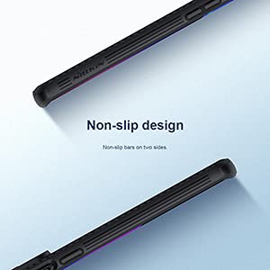 Mangix OnePlus 9 Case with Camera Cover,OnePlus 9 Slim Fit Thin Polycarbonate Protective Shockproof Cover with Slide Camera Cover, Upgraded Case for OnePlus 9 (Black)