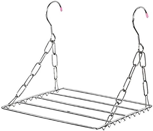 ZyHMW Clothes Airer Balcony Folding Shoe Drying Rack Clothes Airer Stainless Steel Laundry Underwear X6HC,Clothes Airer (Size : 40cm) (Size : 40cm)