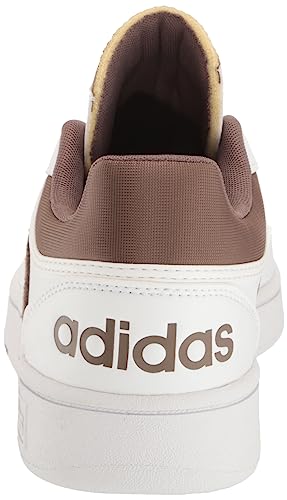adidas Originals Men's Hoops 3.0 Sneaker, White/Earth Strata/Wonder Beige, 9