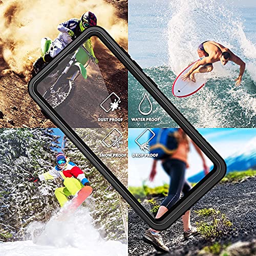 Oterkin for Samsung Galaxy A52 Case, A52 Waterproof Case Built-in Screen Protector Dustproof Shockproof IP68 Underwater Full Body Sealed Daily-Use Clear Case for Samsung A52 5G 6.5 inch