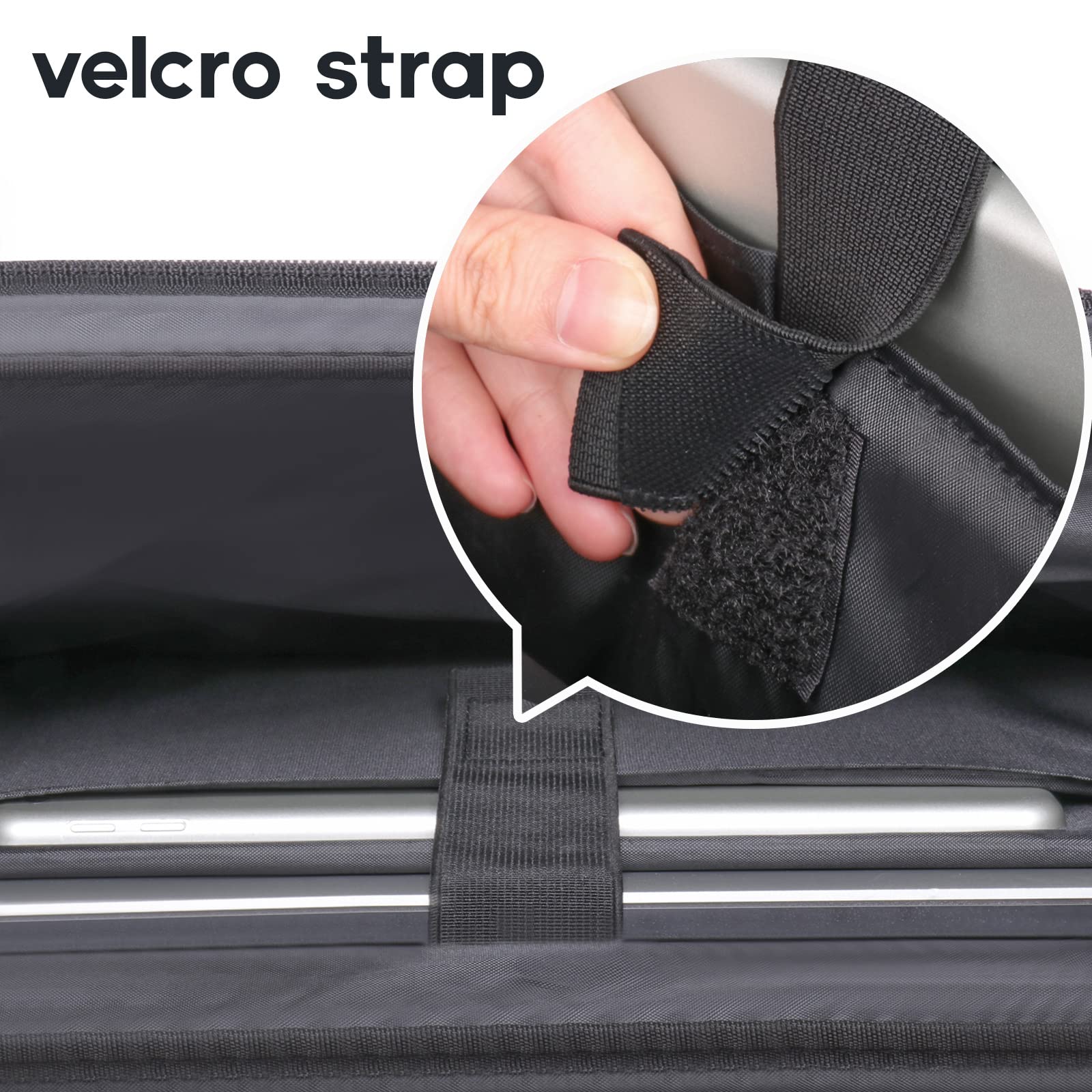 BERTASCHE Laptop Bag 13.4-inch, Grey, Padded Laptop Compartment, Adjustable Shoulder Strap, Organized Interior