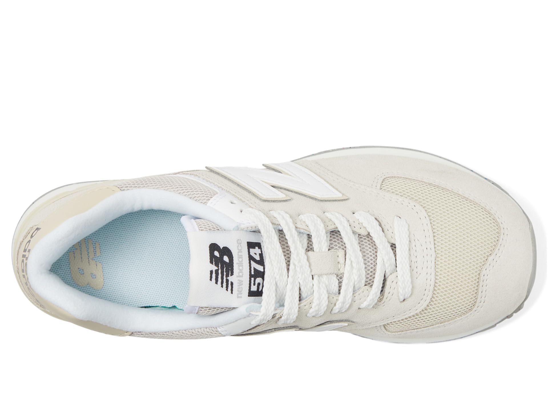 New Balance Unisex 574 V2 Familiar Ground Sneaker, White/Grey, 11 US Men