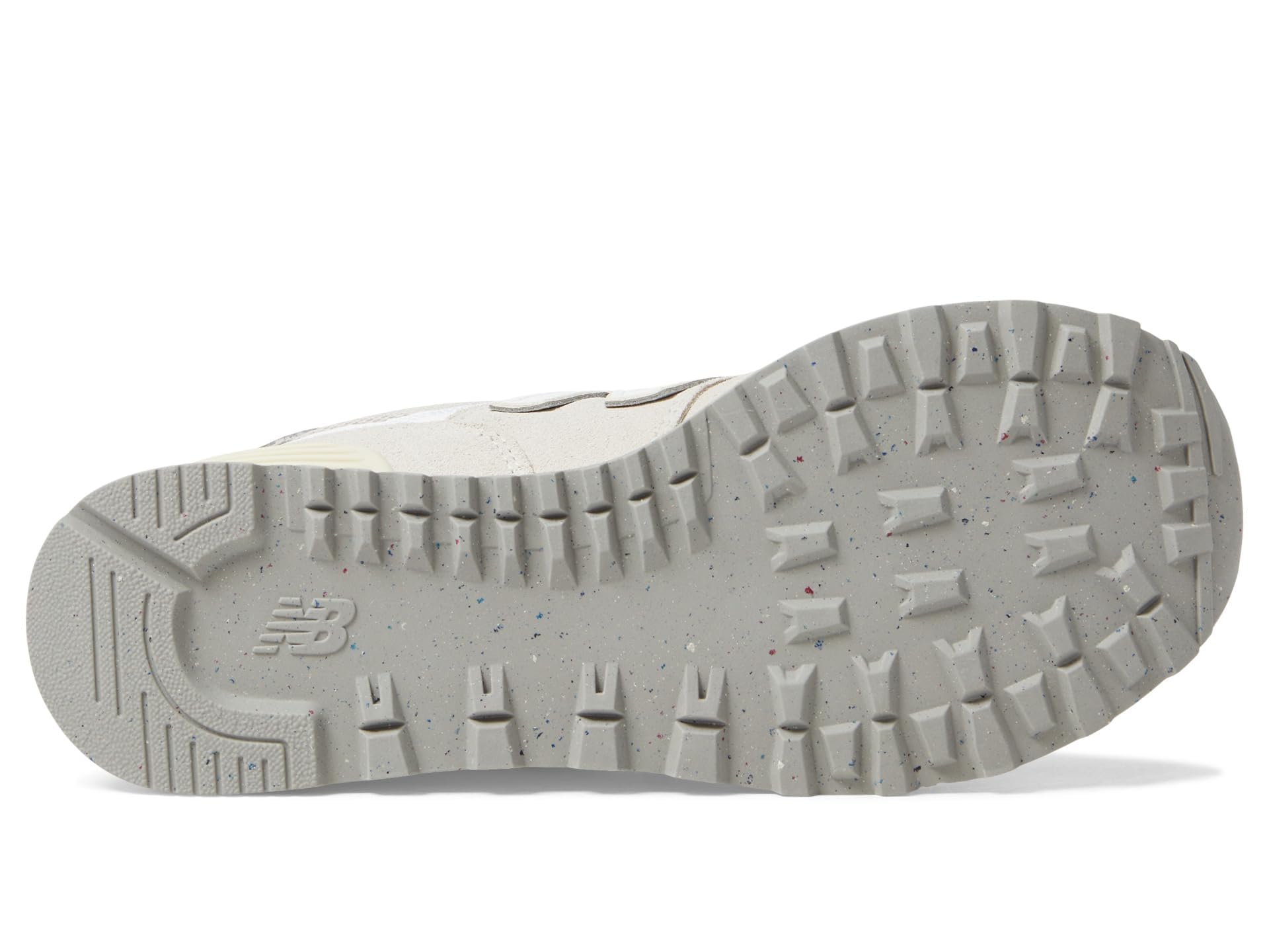 New Balance Unisex 574 V2 Familiar Ground Sneaker, White/Grey, 11 US Men