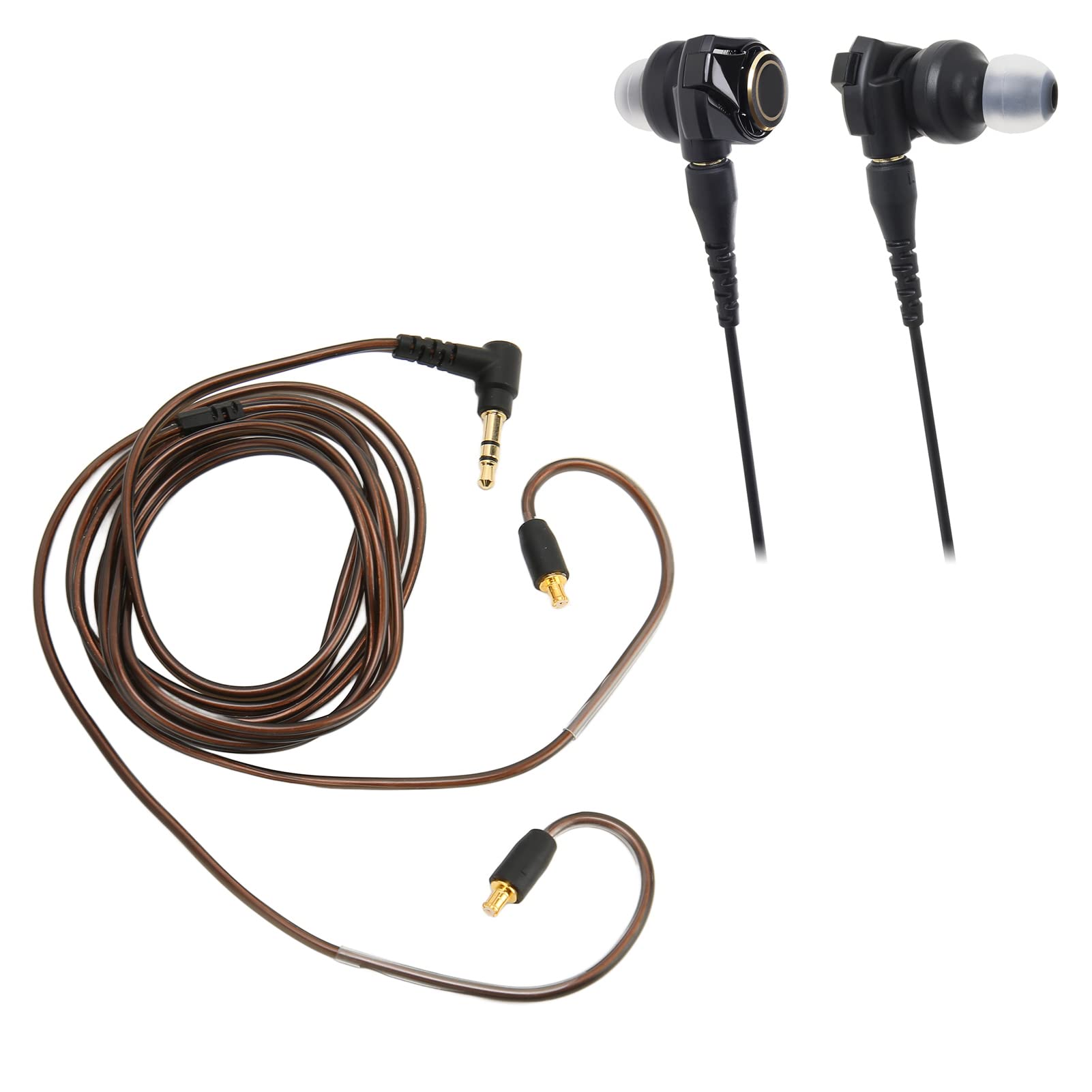 Yoidesu Earphone Upgraded Cable, 3.9ft Replacement Oxygen Free Copper Earbuds Cable 3.5mm Headphone Wire with A2DC Interface for ATH CKS1100 E40 E50 E70 LS200 LS300 LS400 CKR90 CKR100 LS50