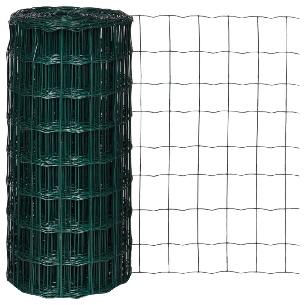 Euro Fence Steel,Safety Fence Garden,Fence Garden Netting Euro Fence Steel Green Outdoor Residential Fencing for Yard Garden,Farm 82ft x 2.6ft Green